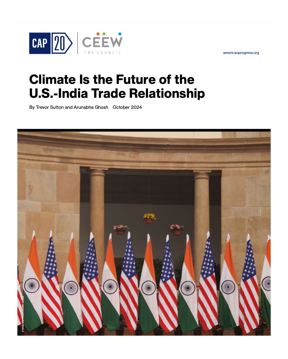 Climate is the Future of the US-India Trade Relationship | CEEW